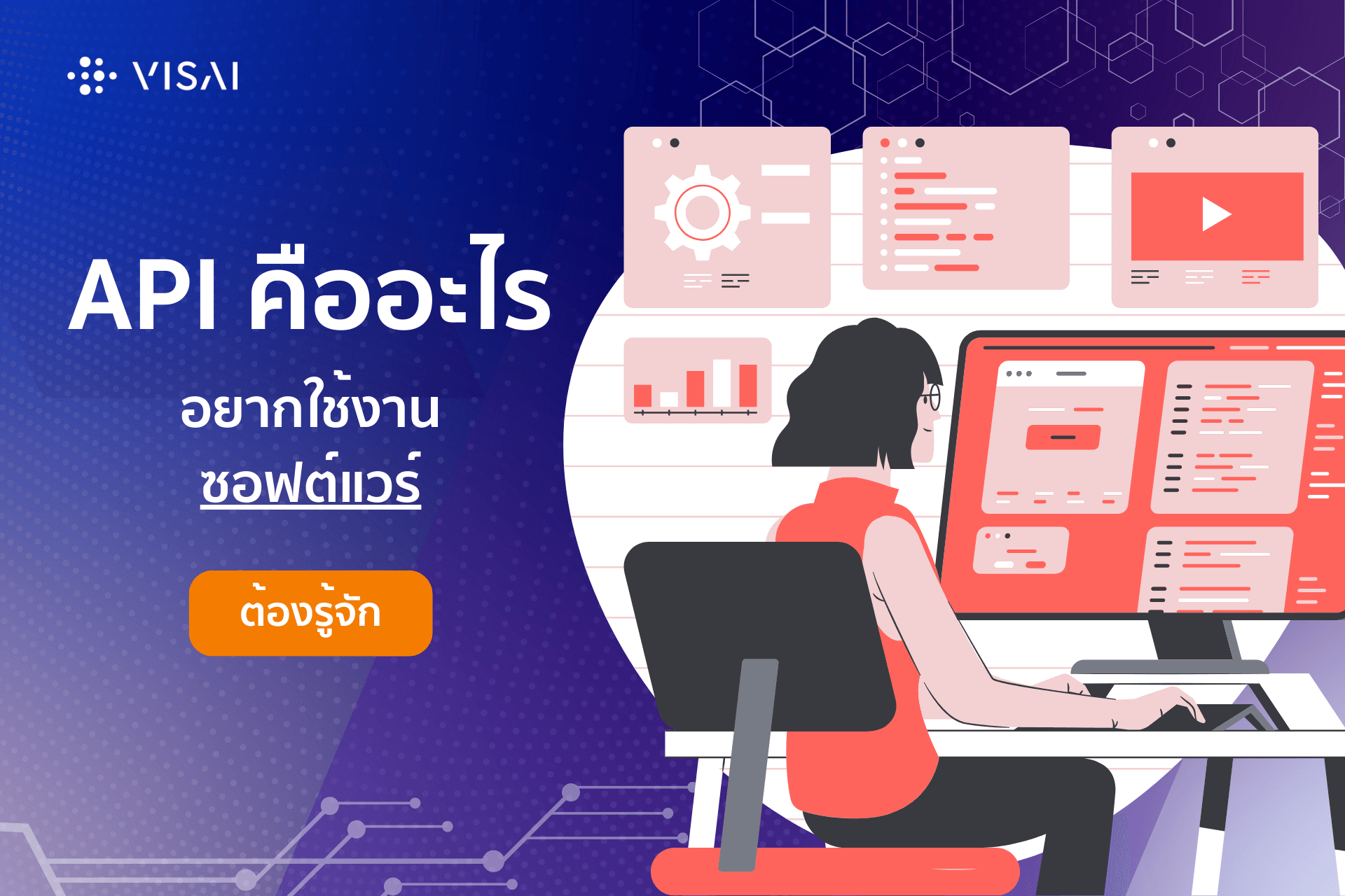 API คืออะไร อยากใช้งานซอฟต์แวร์ต้องรู้จัก | VISAI.ai